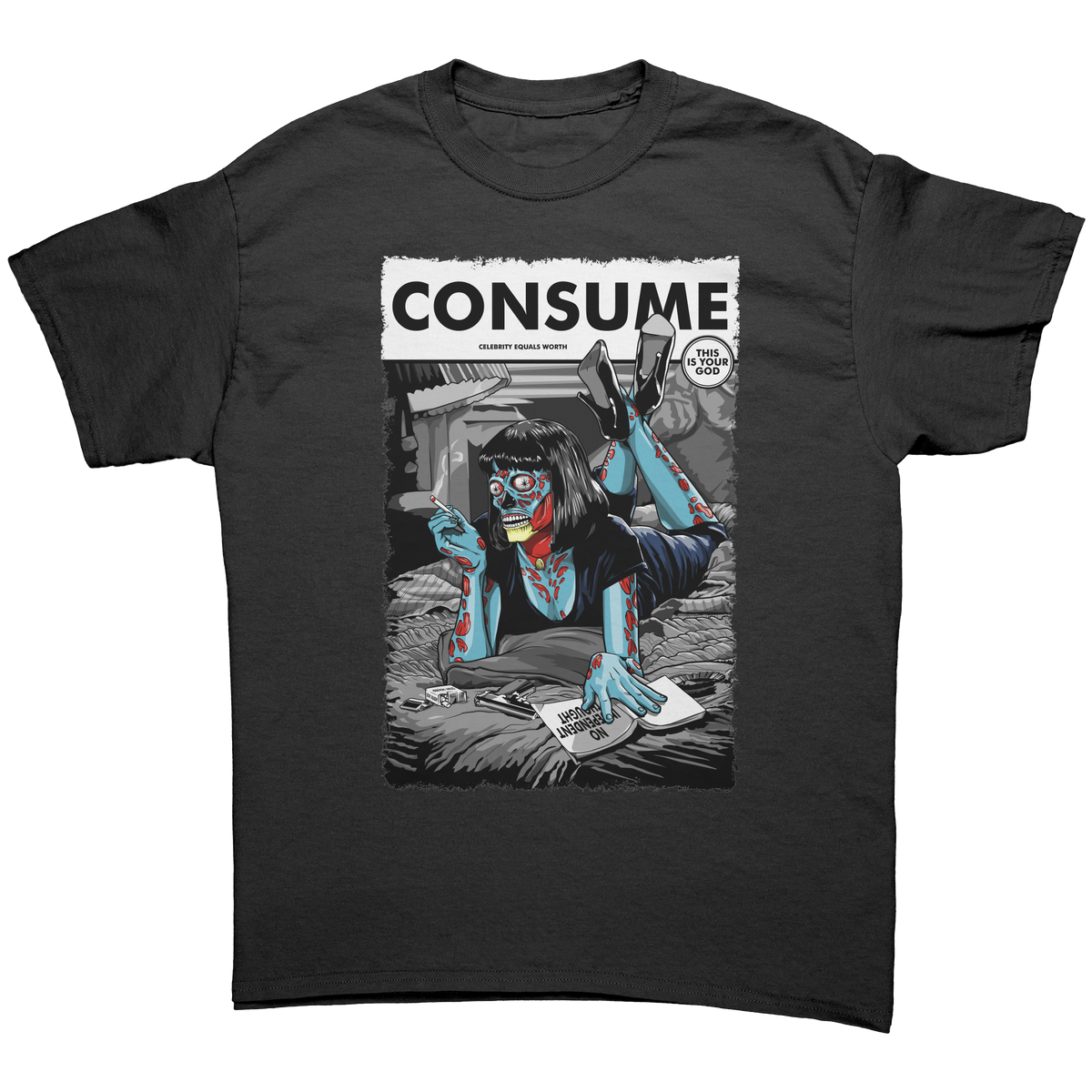 THEY LIVE - CONSUME / PULP FICTION - NEW POP TURBO TEE! – TURBO COMICS