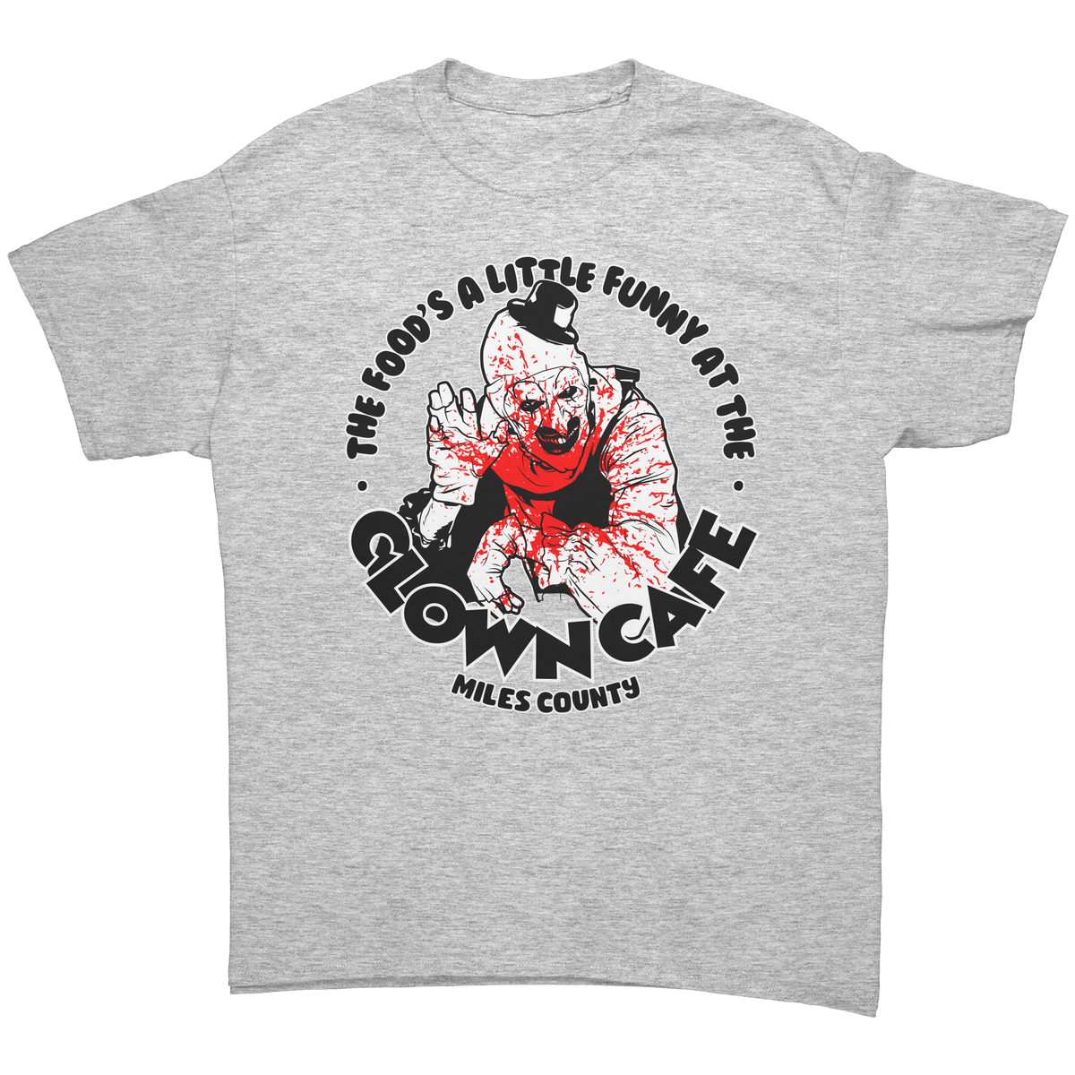 TERRIFIER - CLOWN CAFE - NEW POP TURBO TEE! – TURBO COMICS