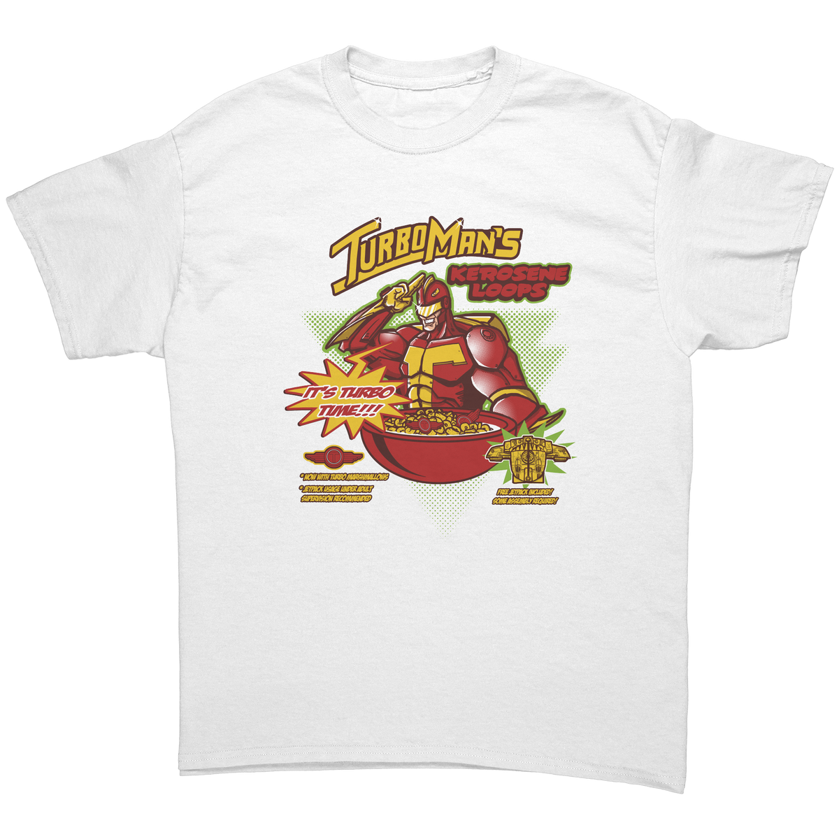 TURBO MAN - KEROSENE LOOPS - NEW POP TURBO TEE! – TURBO COMICS