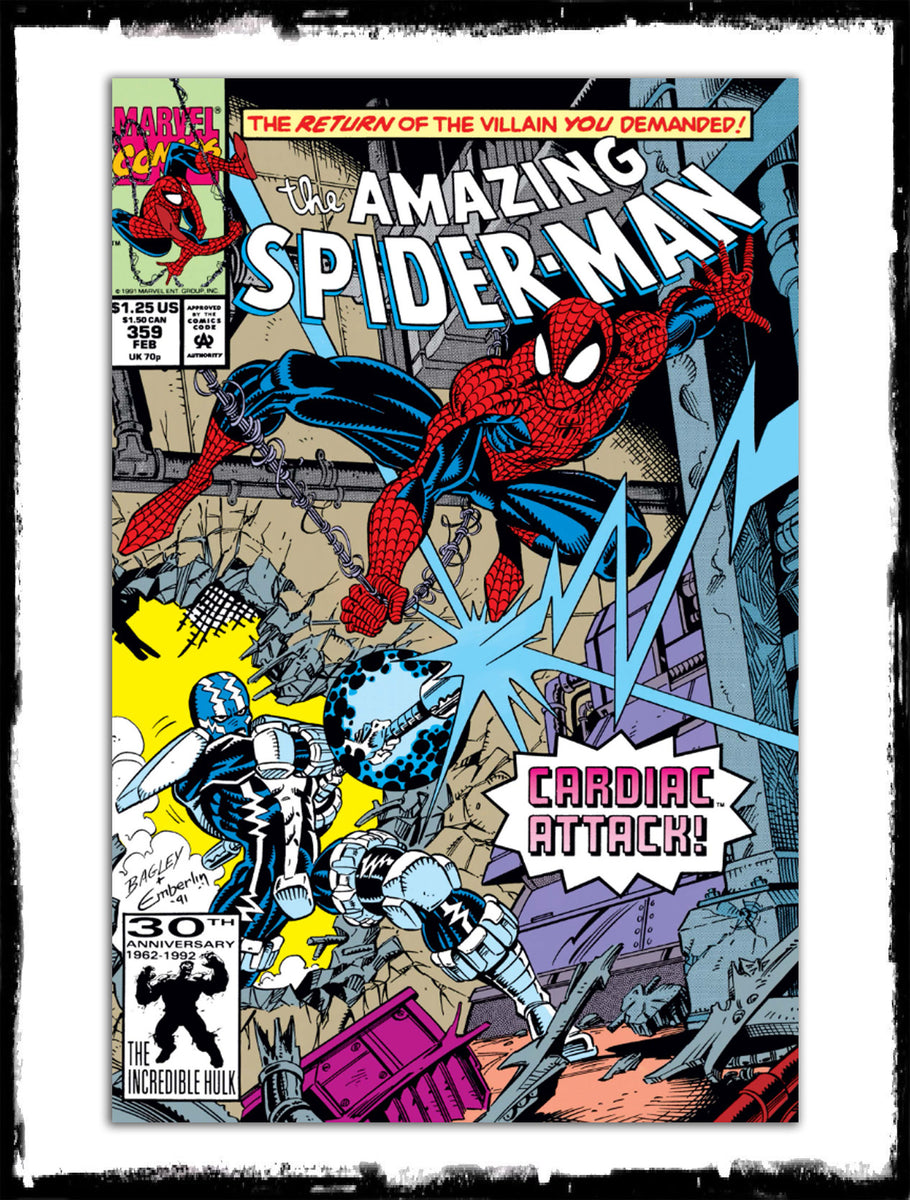 AMAZING SPIDER-MAN - #359 CARDIAC ARREST & CLETUS KASSADY! (1992 - NM ...