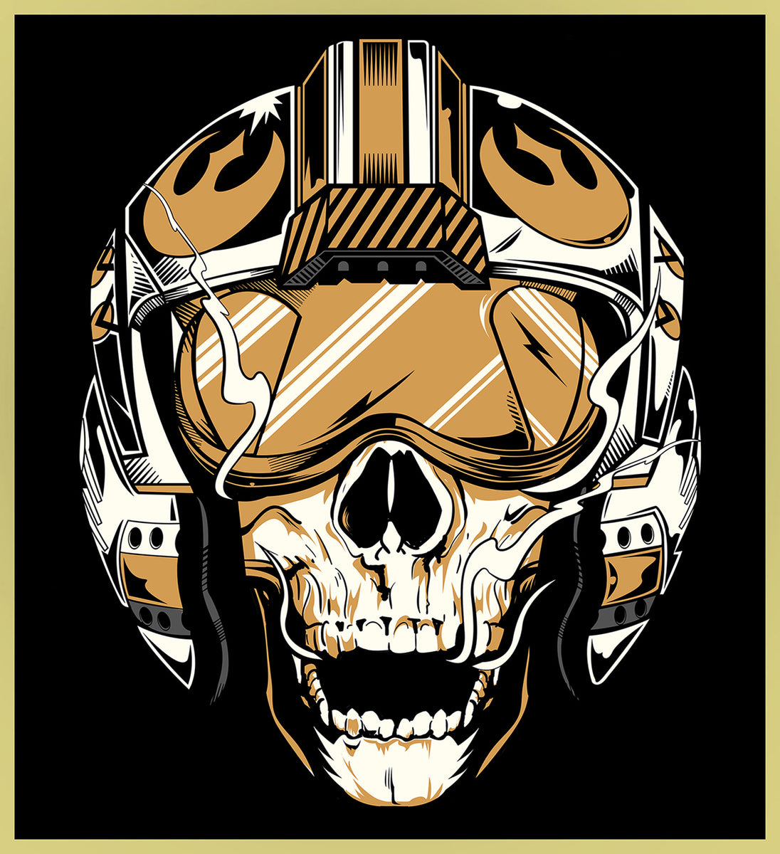 Skull Leader Logo Skull Head Mascot Logo Esport Skull Stock Vector