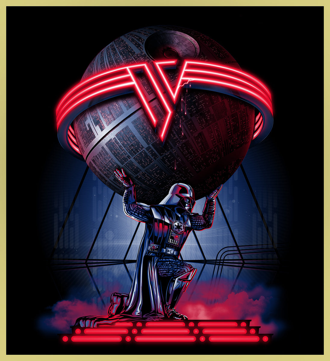 DARTH VADER 5150 - VAN HALEN HEAVY METAL TURBO TEE! – TURBO COMICS