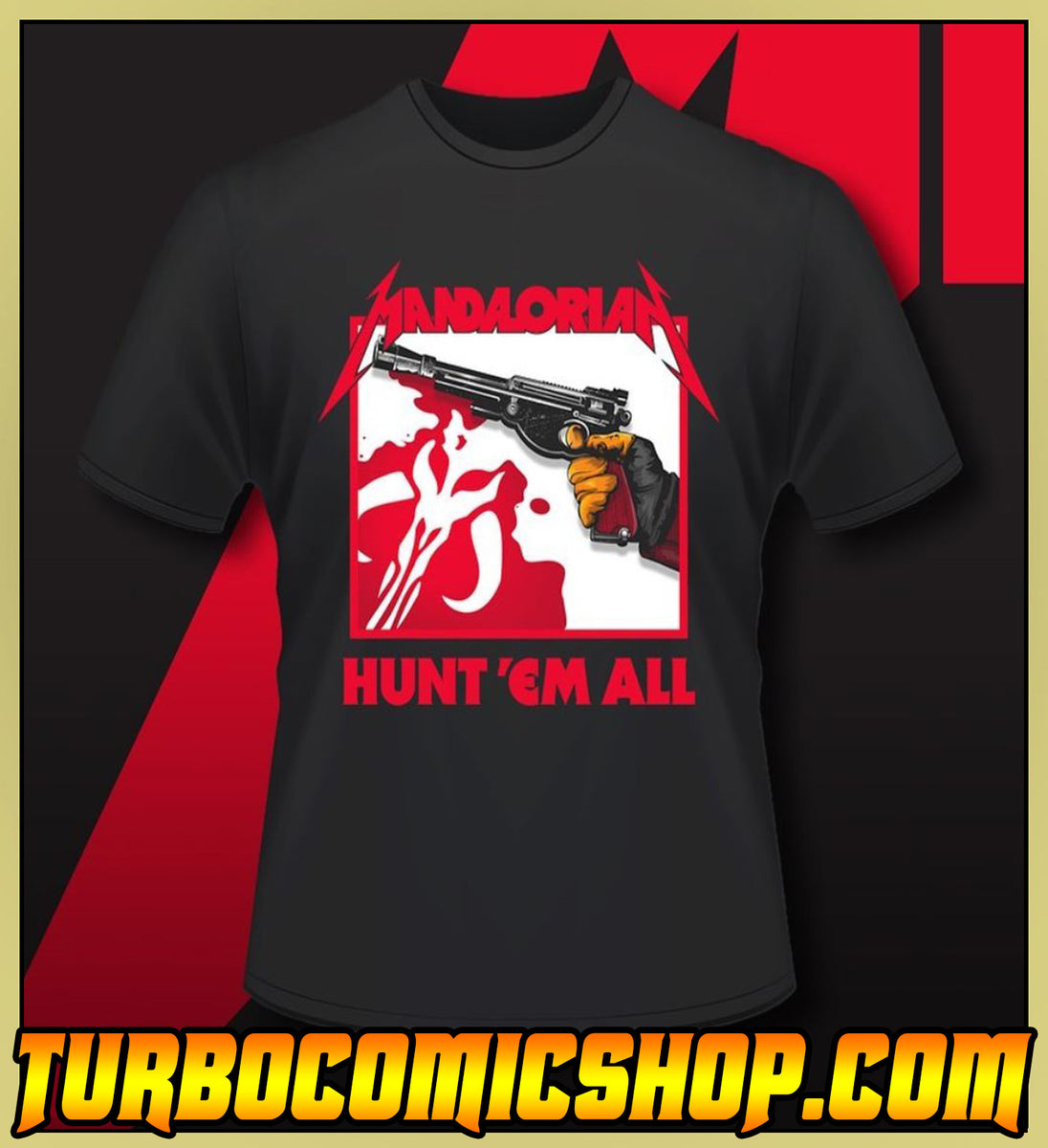 MANDALORIAN - HUNT - HEAVY METAL TURBO TEE! – TURBO COMICS
