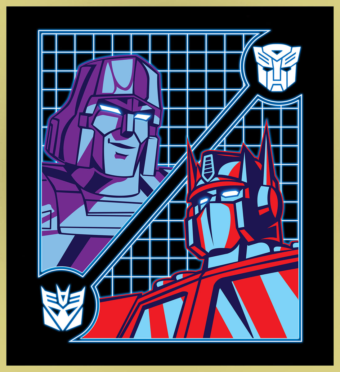TRANSFORMERS - OPTIMUS PRIME & MEGATRON - NEW POP TURBO TEE! – TURBO COMICS