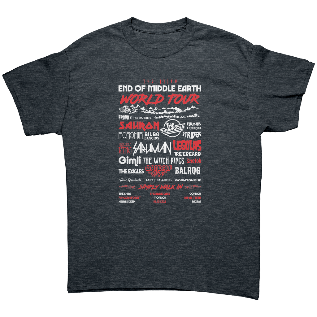 LORD OF THE RINGS - END OF MIDDLE EARTH TOUR - HEAVY METAL TURBO TEE ...