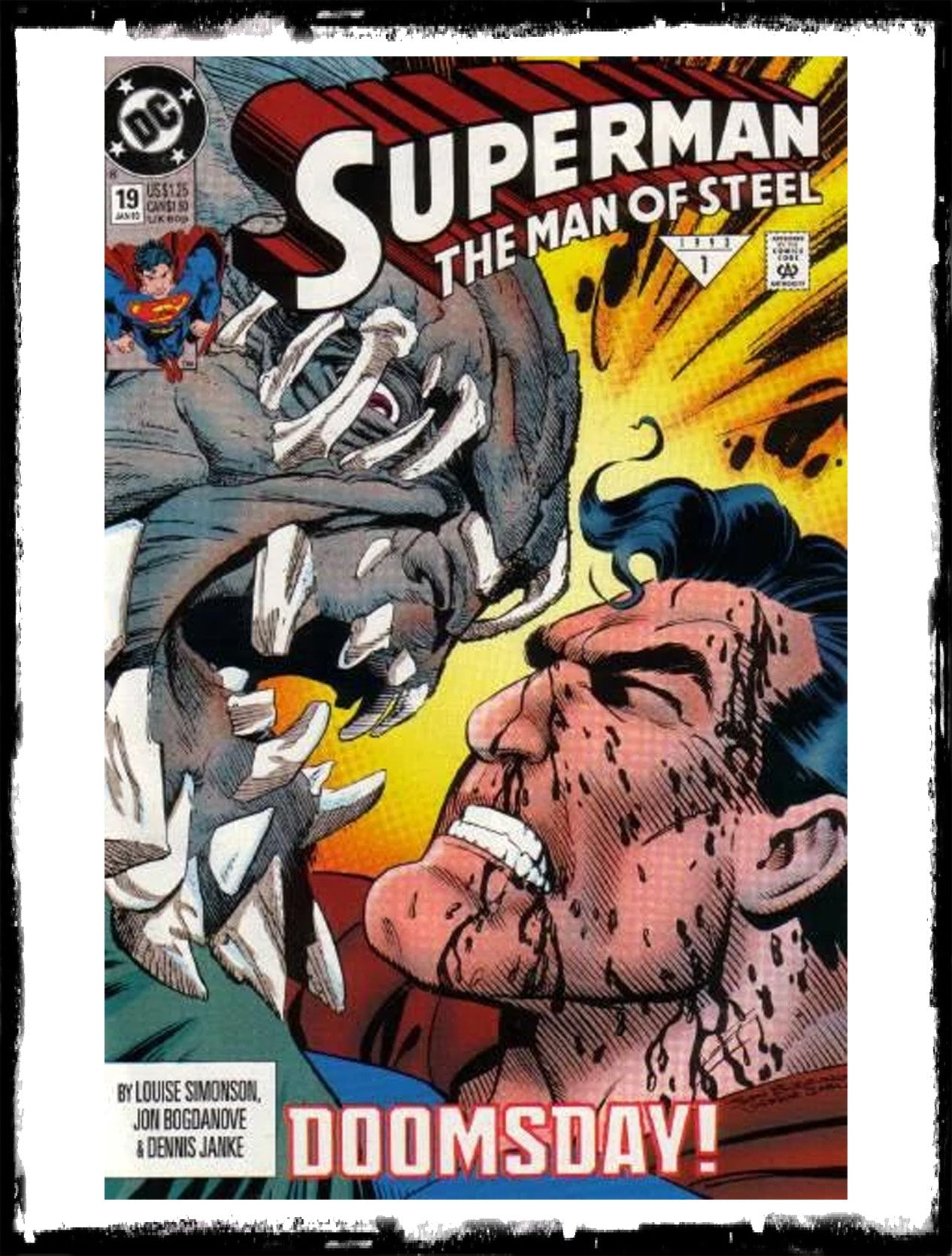Doomsday Vs Superman Comic