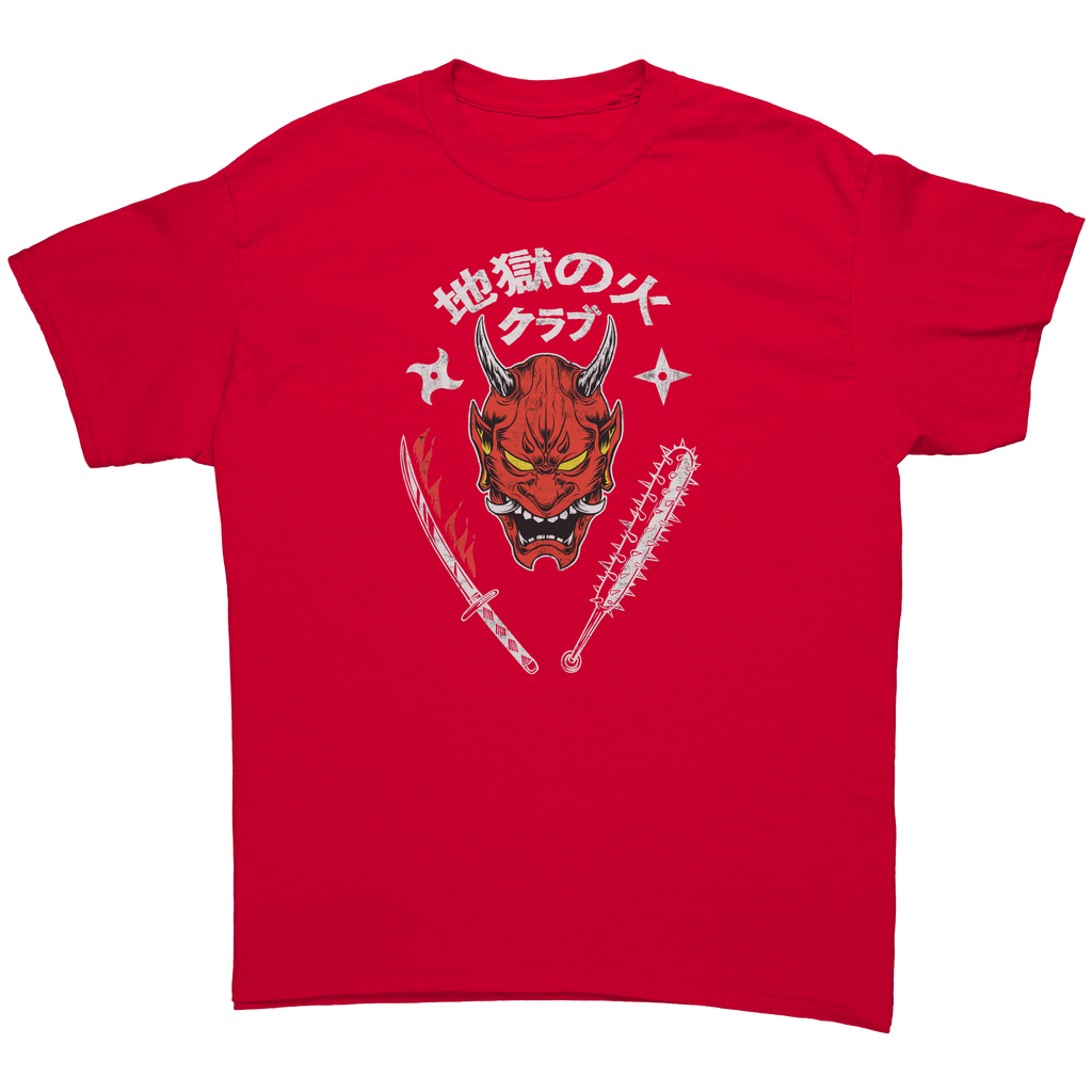 STRANGER THINGS - JAPANESE ONI HELLFIRE CLUB - NEW POP TURBO TEE ...